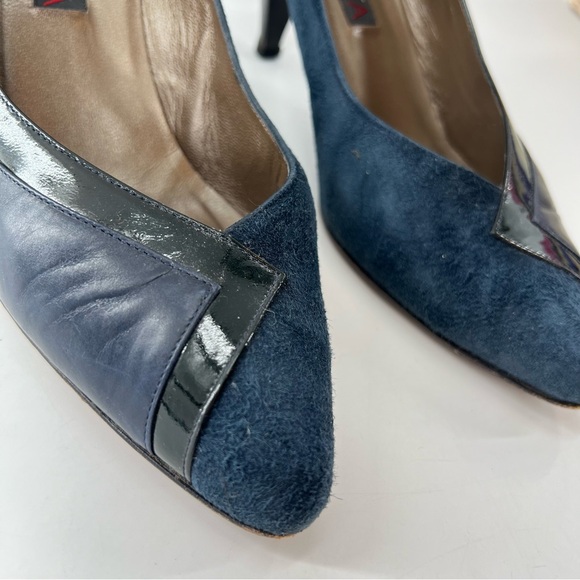 Prevata | Shoes | Vintage Prevata Italian Suede Patent Contrast Leather ...
